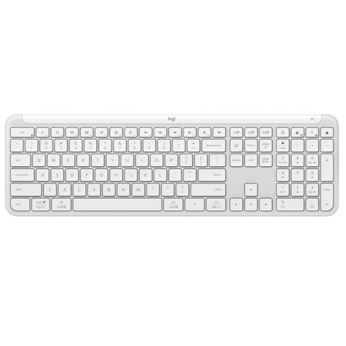 Logitech K950 Wireless White US tastatura bela