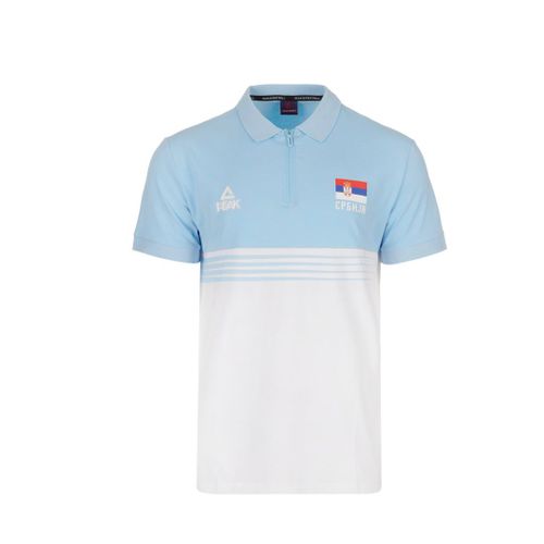 Polo Majica Peak Srbija Kss 2410 Ice Blue/White