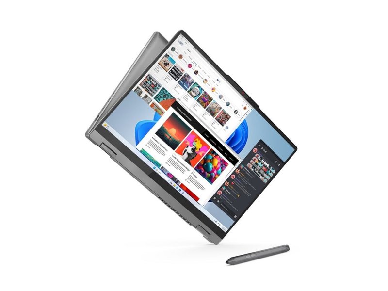 LENOVO IDEAPAD 5 2-IN-1 16IRU9 (LUNA GREY) 2K OLED TOUCH, CORE 7 150U, 16GB, 1TB SSD (83DU001CYA)