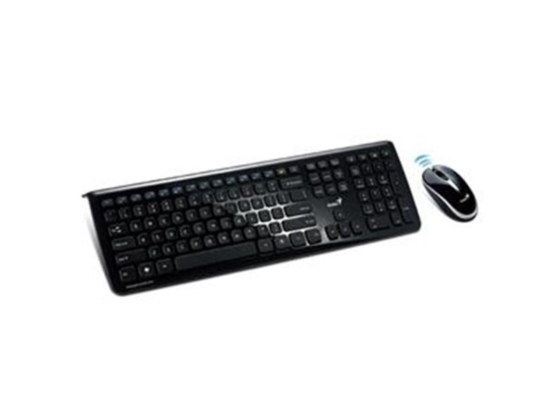 GENIUS SLIMSTAR 820 WIRELESS USB US CRNA TASTATURA I MIŠ