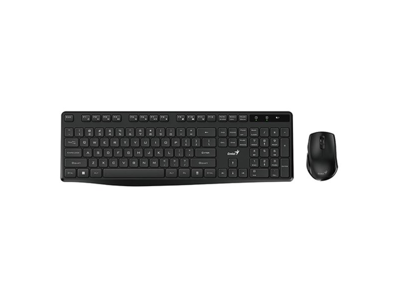 GENIUS KM-8206S WIRELESS USB YU WIRELESS CRNA TASTATURA I MIŠ