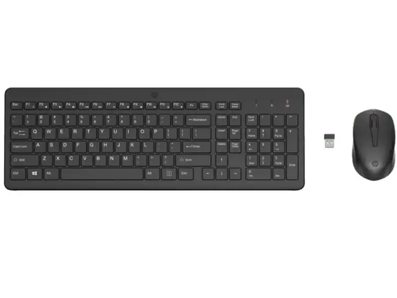 HP TASTATURA+MIŠ 330 BEŽIČNI SET, CRNI, SR RASPORED (2V9E6AA#BED)