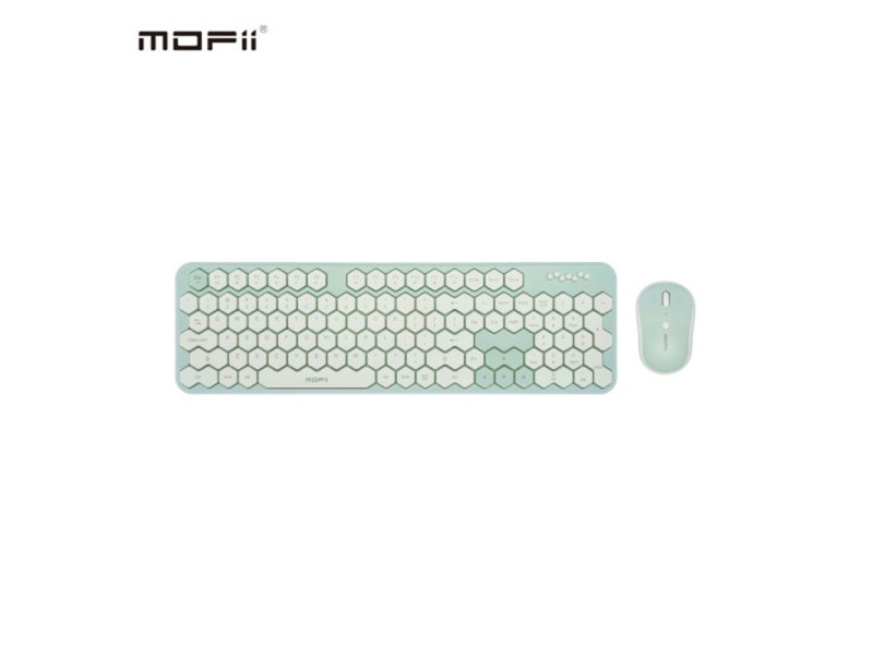 MOFII WL HONEY COMB SET TASTATURA I MIŠ U ZELENO/BELOJ BOJI