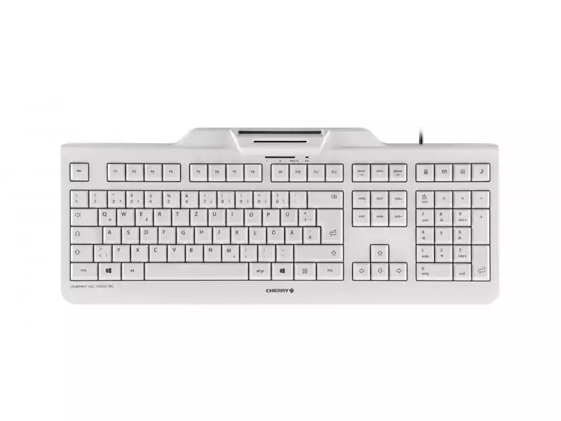 CHERRY KC-1000SC TASTATURA SA ČITAČEM SMART KARTICA, USB, BELA