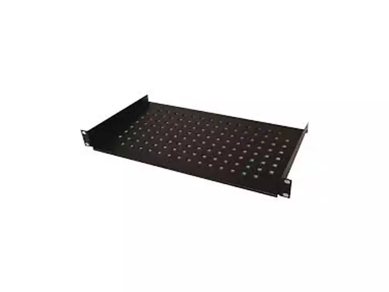 MIRSAN POLICA FIKSNA 600MM RACK KAČENJE NA 4 TAČKE MIRSAN 19/1U CRNA MR.SBR60.01