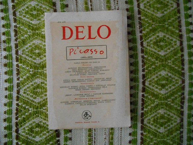 Delo 6 1973 - Picasso