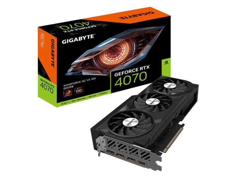 GIGABYTE NVIDIA GEFORCE RTX 4070 WINDFORCE OC V2 12GB GV-N4070WF3OCV2-12GD GRAFIČKA KARTA