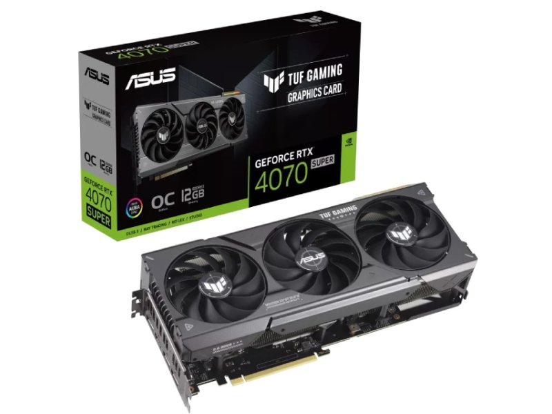 ASUS NVIDIA GEFORCE RTX 4070 SUPER 12GB 192BIT TUF-RTX4070S-O12G-GAMING GRAFIČKA KARTA