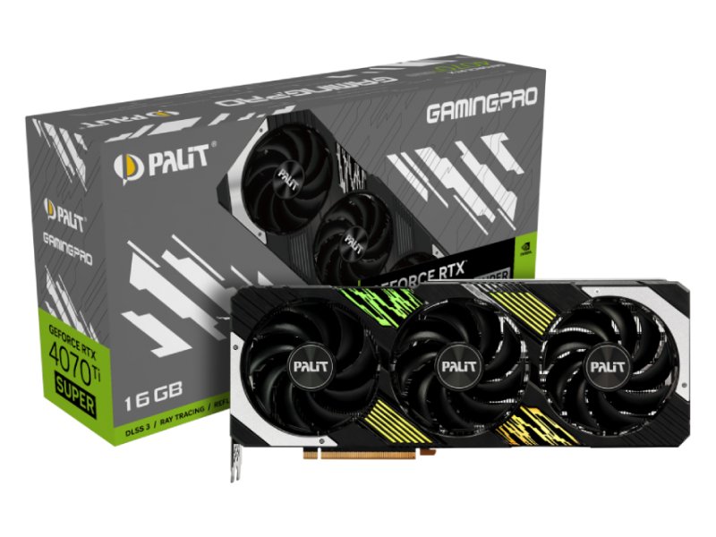 PALIT NVIDIA GEFORCE RTX 4070 TI SUPER 16GB 256BIT GAMINGPRO GRAFIČKA KARTA