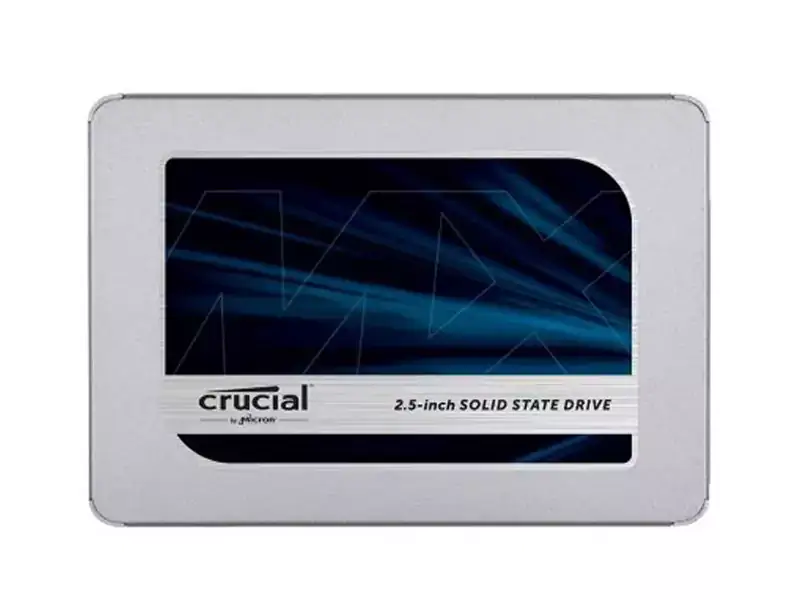 CRUCIAL MX500 500GB SSD, 2.5′, SATA 6 GB/S, READ/WRITE: 560/510 MB/S