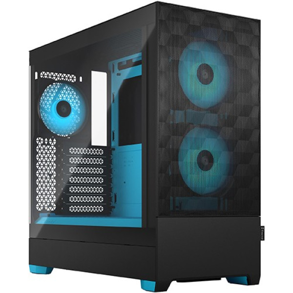 KUĆIŠTE FRACTAL DESIGN POP AIR RGB CYAN CORE TG CLEAR TINT, FD-C-POR1A-02