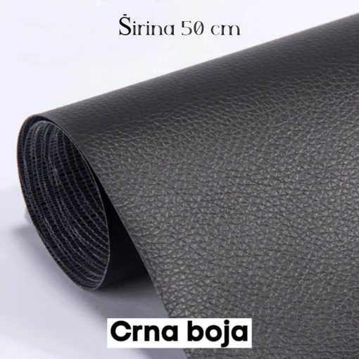 Samolepljiva Eko Koža – Crna 50 Cm