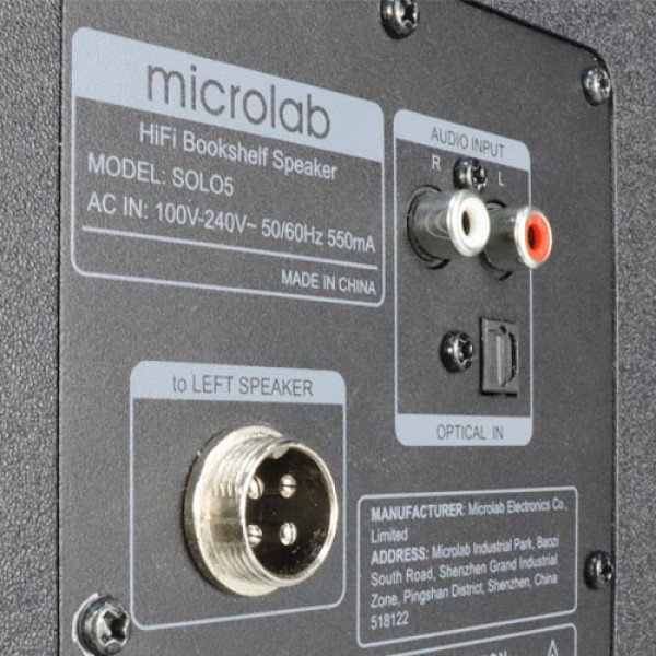 MICROLAB SOLO5 AKTIVNI DRVENI ZVUCNICI 2.0 90W RMS (30W+15W)*2 5,25+1, BLUETOOTH, OPTICAL, 2RCA