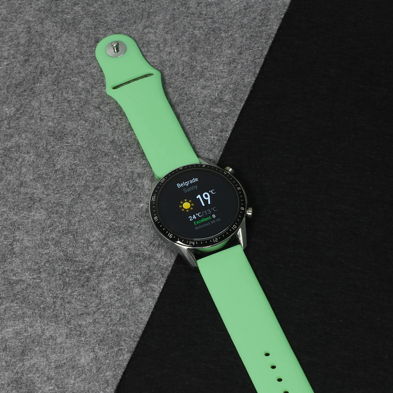 NARUKVICA PLAIN ZA SMART WATCH 22MM ZELENA