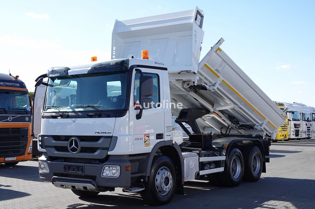 Mercedes-Benz ACTROS 2641 / 6x4 / WYWROTKA / EPS + SPRZĘGŁO / BORDMATIC / HYDR kiper