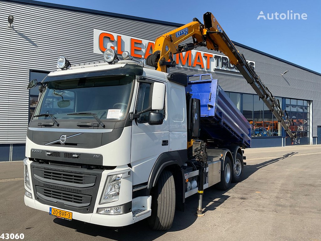 Volvo FM 460 Effer 26 Tonmeter laadkraan Kipper Just 94.130 km! kiper