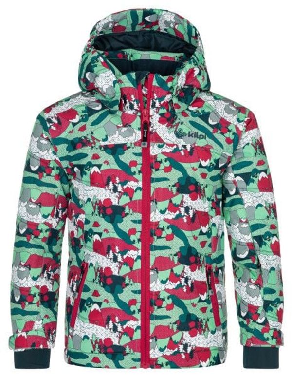 CHILDREN'S SKI JACKET KILPI JENOVA-JG TURQUOISE