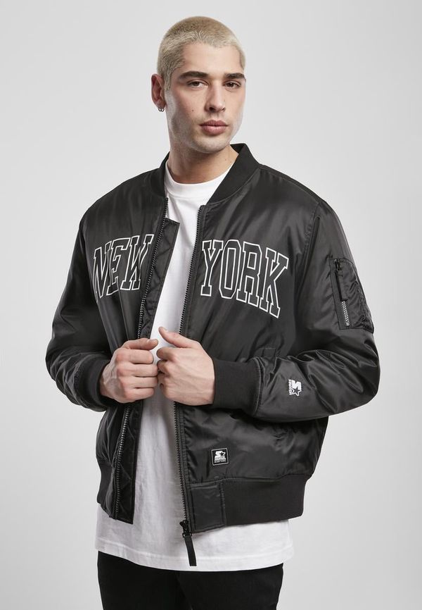 STARTER JACKET NEW YORK BOMBER JACKET BLACK