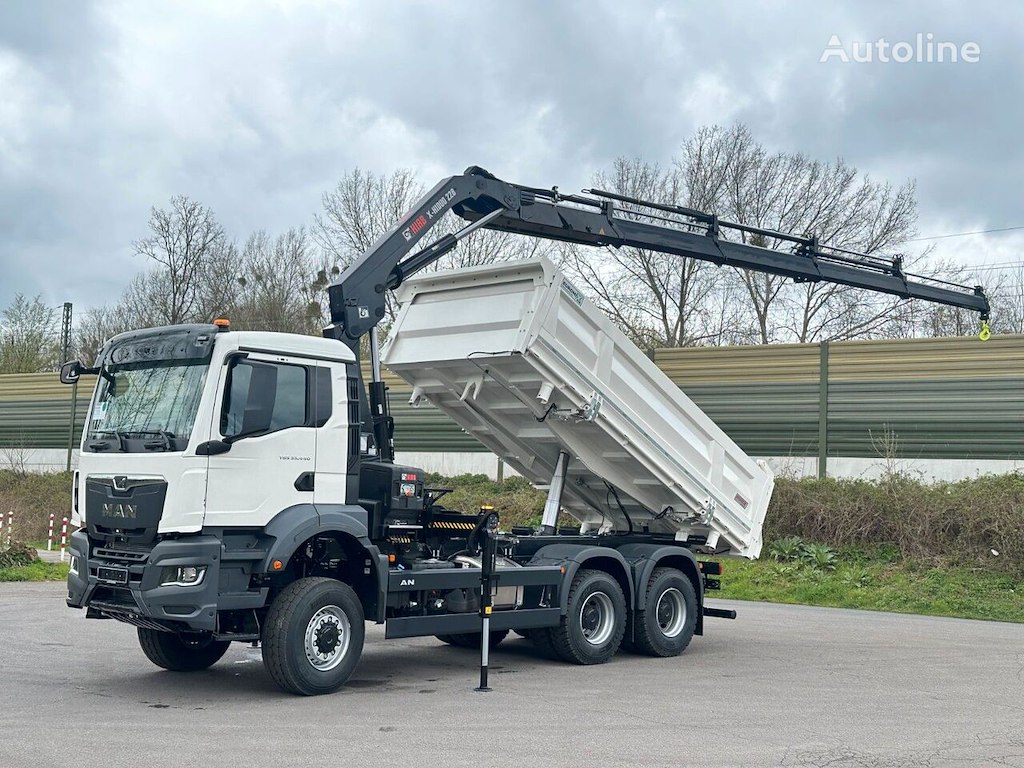 Novi MAN TGS 33.440 6x6 /3-Seiten- Kipper / Kran HIAB 228 kiper