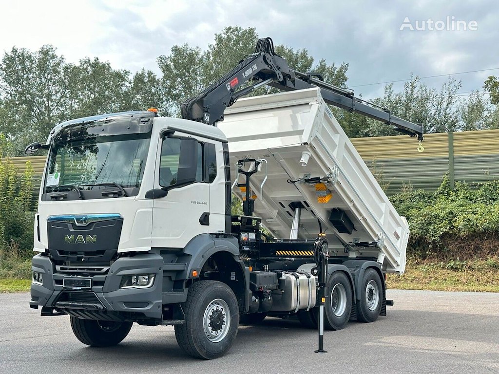 Novi MAN TGS 28.440 6x4-4/3-Seiten- Kipper / Hiab 138-3 kiper