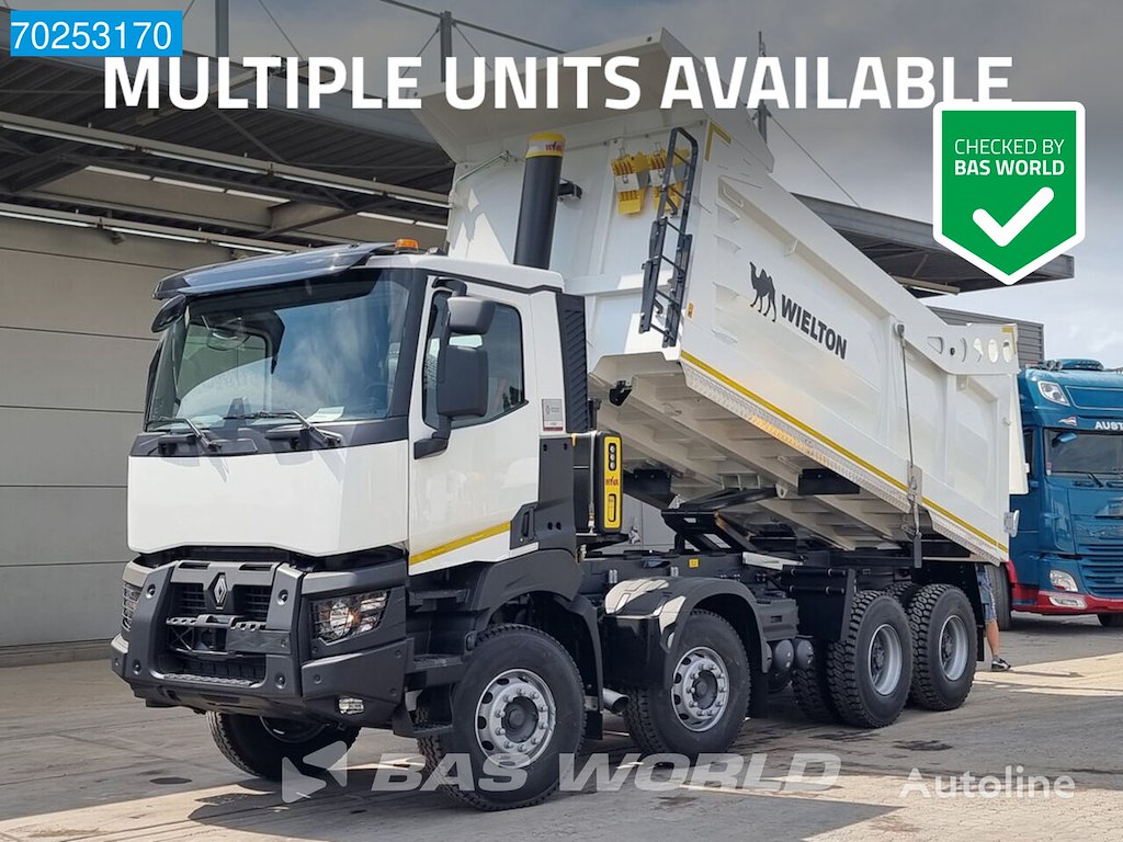 Novi Renault K 420 8X4 More units available! Optidriver 20m3 Drum Brakes Stee kiper