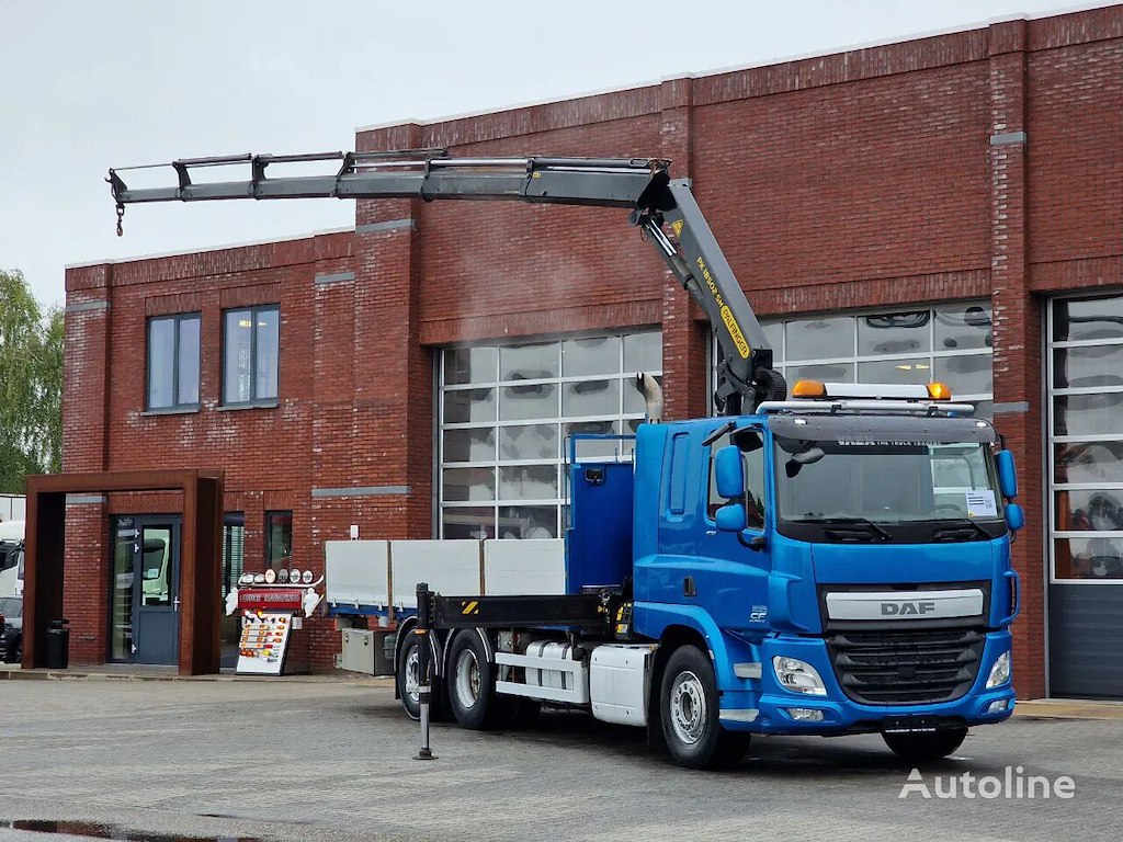 DAF CF 400 6x2*4 - Palfinger PK 18502SH with remote 2013 - Euro 6 - kamion s ravnom platformom