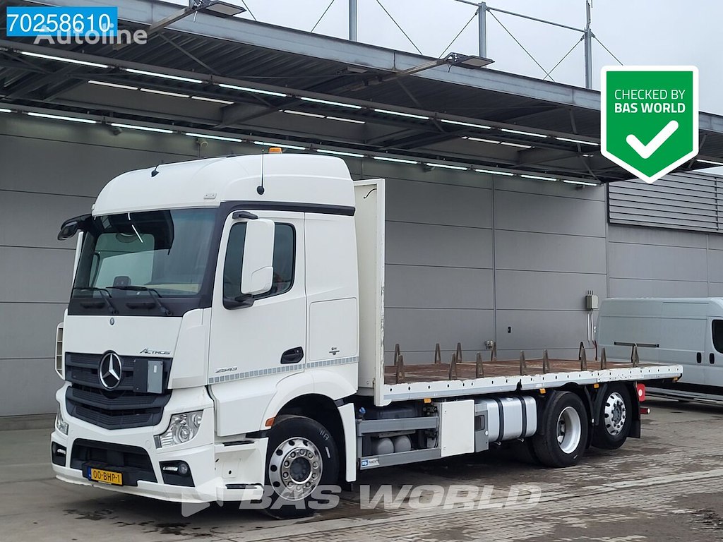 Mercedes-Benz Actros 2543 6X2 NL-Truck Retarder Lift +Lenkachse Euro 6 kamion s ravnom platformom