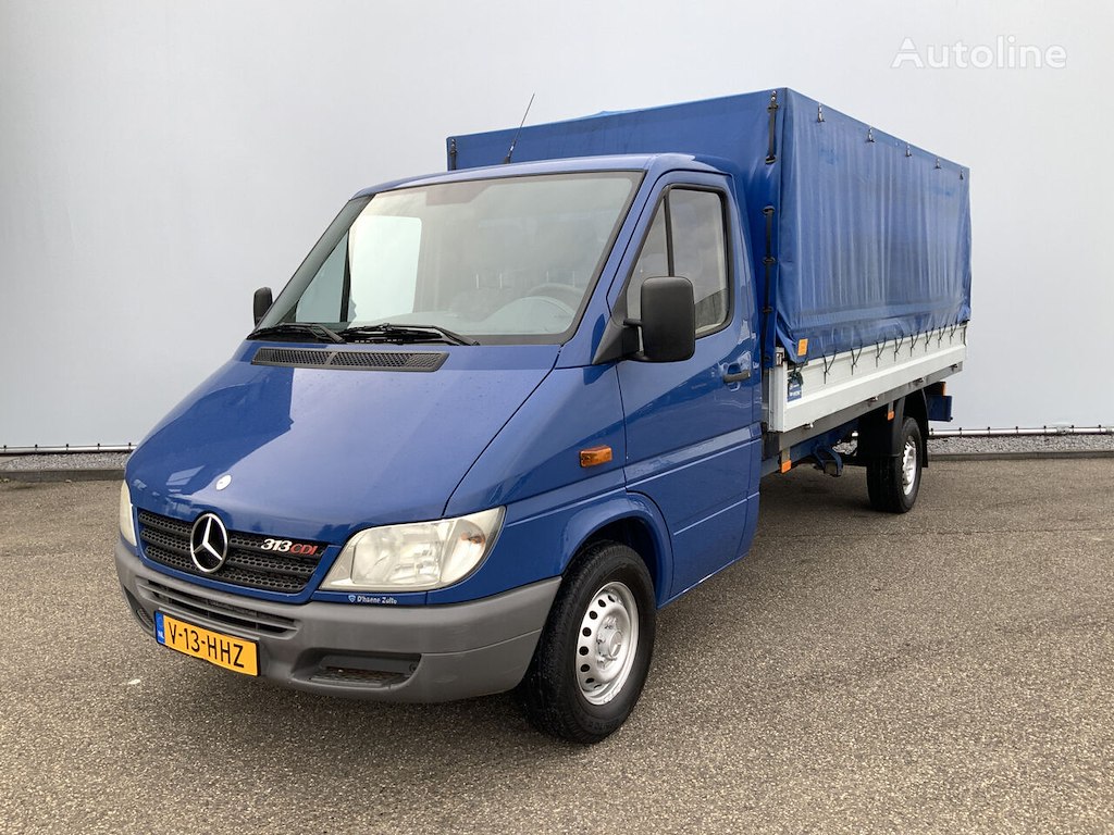 Mercedes-Benz Sprinter 313 CDI 2.2 402 Pick Up & Zeil 3 Zits Trekhaak 2800 kg kamion s ravnom platformom