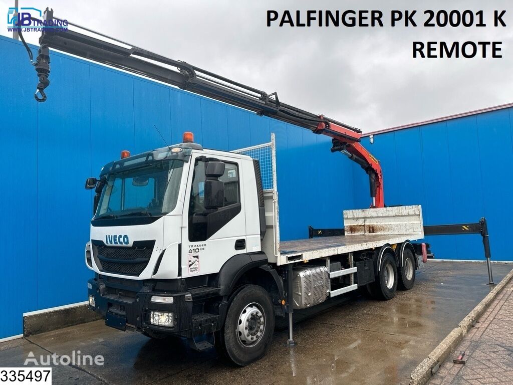 IVECO Trakker 6x4, Palfinger, Remote, Steel suspension kamion s ravnom platformom