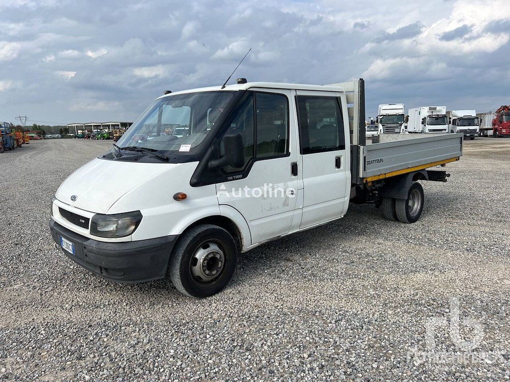 Prodaje se Ford TRANSIT 350T130 Crew Cab kamion s ravnom platformom na aukciji