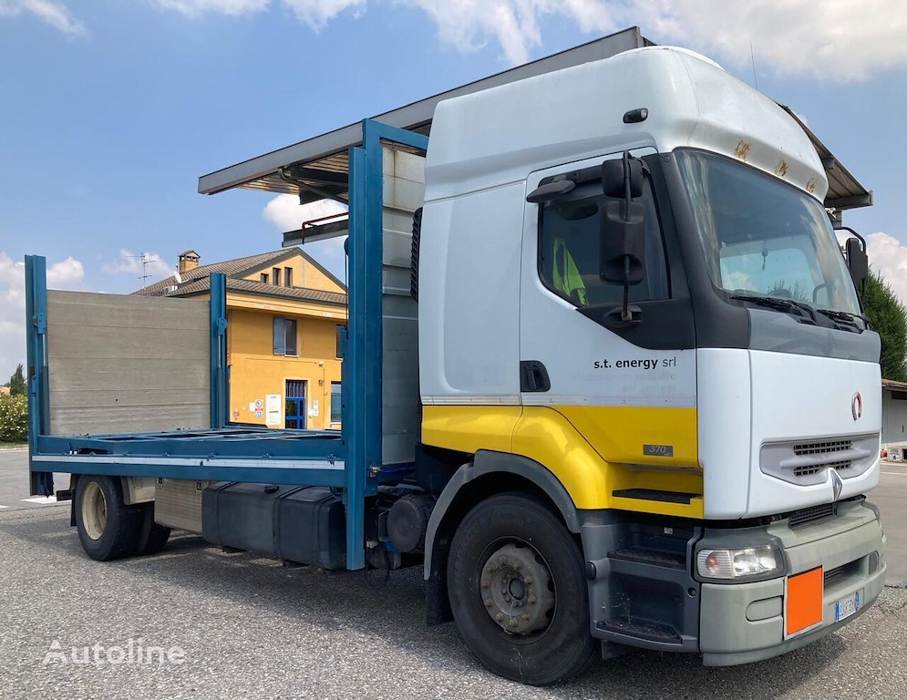 Renault RENAULT PREMIUM 370 4X2 PIANALE CON SPONDA CARICATRICE kamion s ravnom platformom