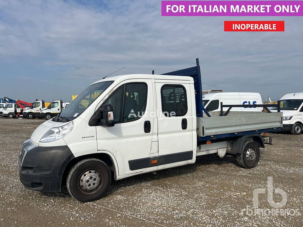 Prodaje se FIAT DUCATO Crew Cab (Inoperable) kamion s ravnom platformom na aukciji