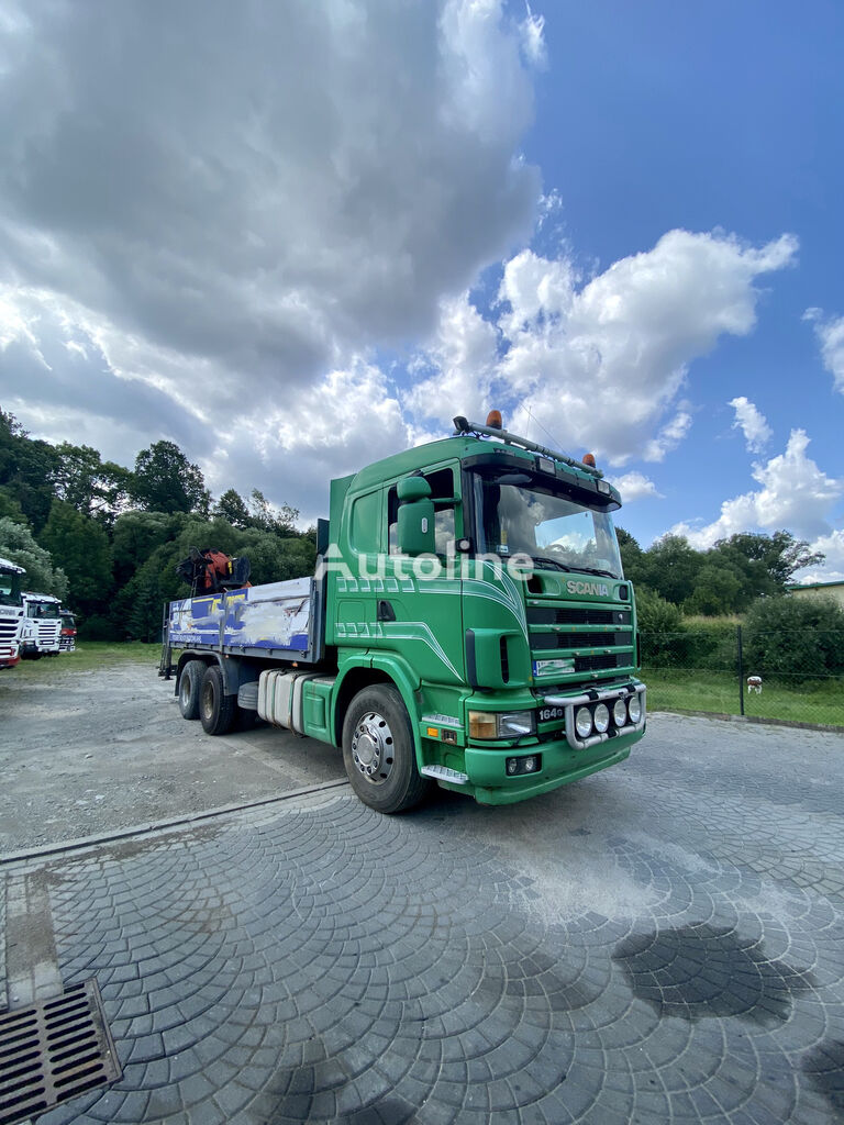 Scania R164 6x4 kamion s ravnom platformom