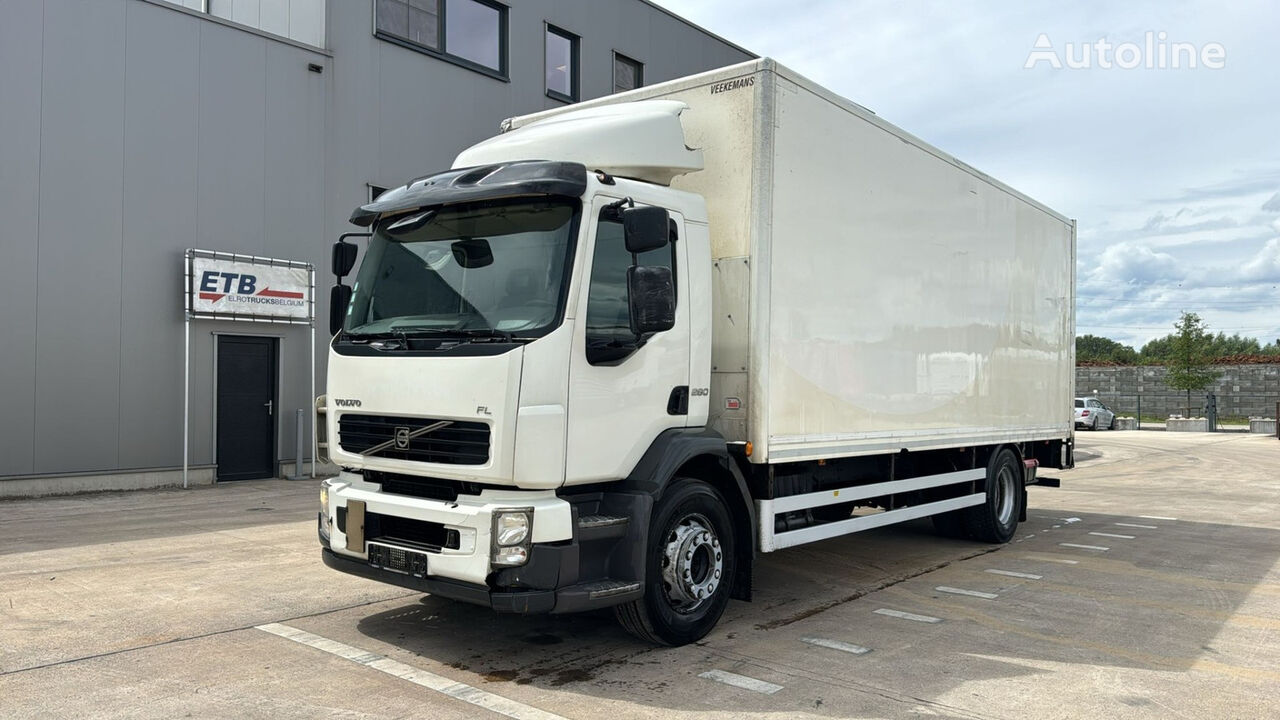 Volvo FL 260 (LIFT 2000 KG / PERFECT BELGIAN TRUCK / 18 TON / EURO 5) kamion furgon