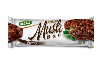 ŽITNI BAR KAKAO BAŠ BAŠ 31G
ŽITNI BAR KAKAO BAŠ BAŠ 31G