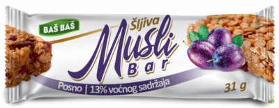 ŽITNI BAR ŠLJIVA&LIMUN BAŠ BAŠ 31G
ŽITNI BAR ŠLJIVA&LIMUN BAŠ BAŠ 31G