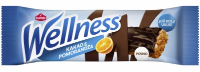 ŽITNI BAR NARANDŽA&ČOKOLADA WELLNESS 30G
ŽITNI BAR NARANDŽA&ČOKOLADA WELLNESS 30G