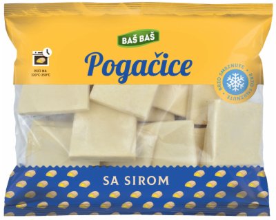 SMRZNUTE POGAČICE SA SIROM BAŠ BAŠ 900G
SMRZNUTE POGAČICE SA SIROM BAŠ BAŠ 900G