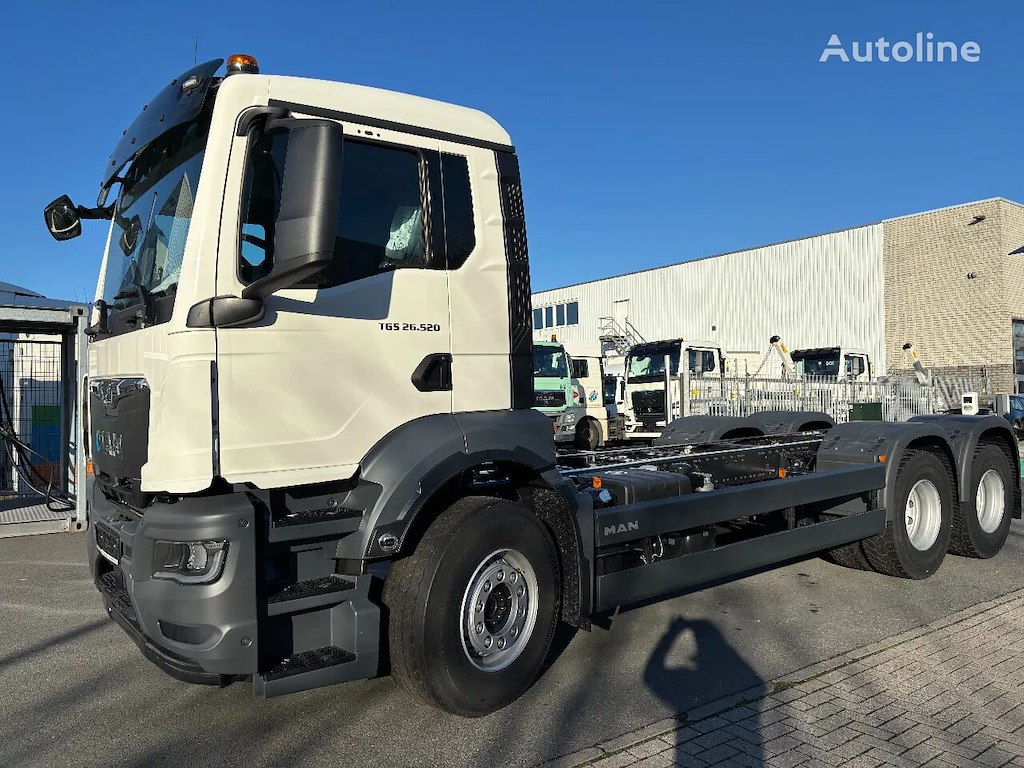 Novi MAN TGS 26.520 6x4 BL | chassis-cabin | EURO 6 | kamion šasija