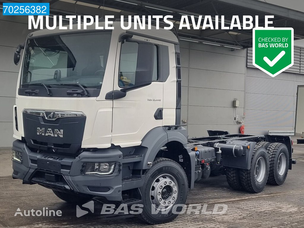 Novi MAN TGS 33.440 6X4 NEW chassis Big-Axle Automatic Steelsuspension Eu kamion šasija