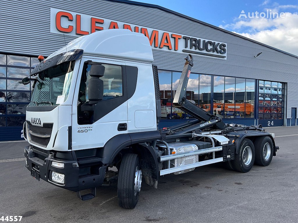 IVECO Trakker AT260T45 6x4 Marrel 20 Tons haakarmsysteem kamion rol kiper