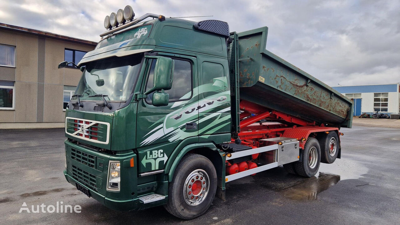 Volvo FM 420 6X2*4 + container kamion rol kiper