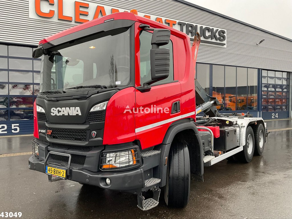 Scania P 450 XT 6x4 Full steel haakarmsysteem kamion rol kiper