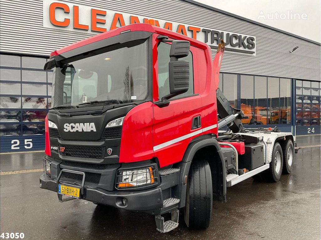 Scania P 450 XT 6x4 Full steel haakarmsysteem kamion rol kiper