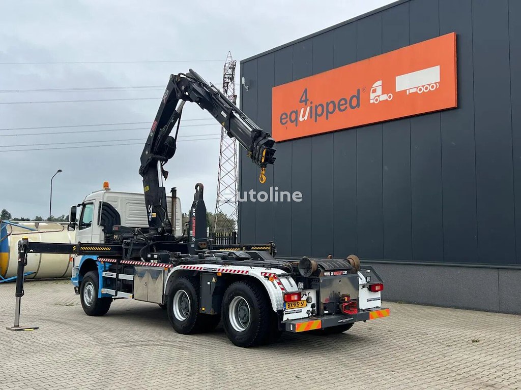 Volvo FM 460 TOP: 6x6, Multilift XR26Z51 hook, HIAB 288 EP-5 Hipro cra kamion rol kiper