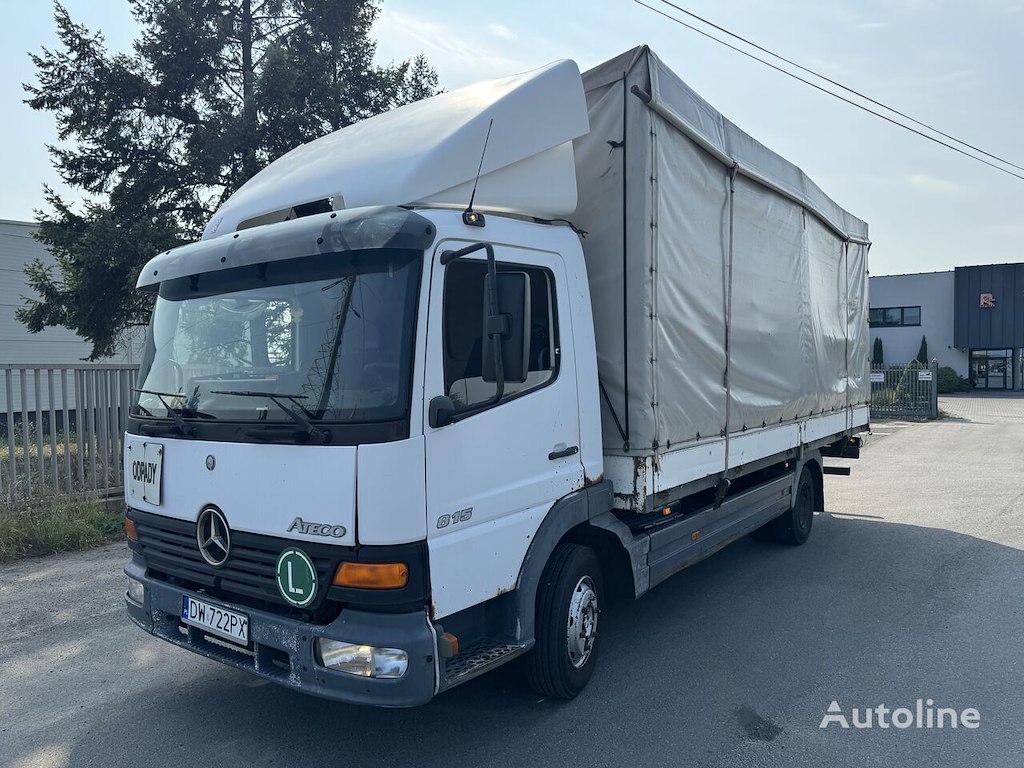 Mercedes-Benz ATEGO 815 YEAR 1998 MANUAL NEW TIRES kamion sa klizna zavesa cerada