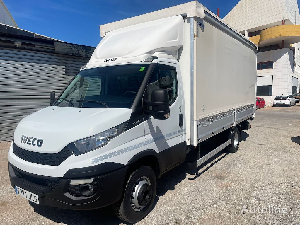 IVECO daily 70c15 semitauliner kamion sa klizna zavesa cerada