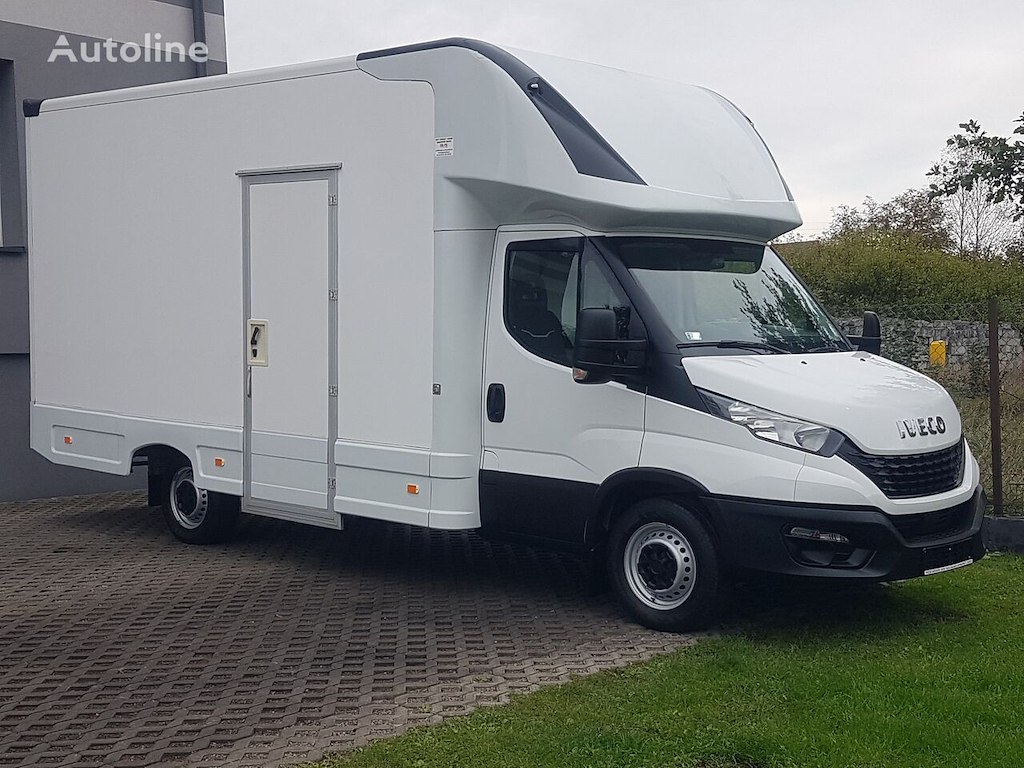 IVECO DAILY KONTENER NISKOPODŁOGOWY 4,43x2,23x2,42 SKLEP FOODTRUCK BAR prodajni kamion < 3.5t