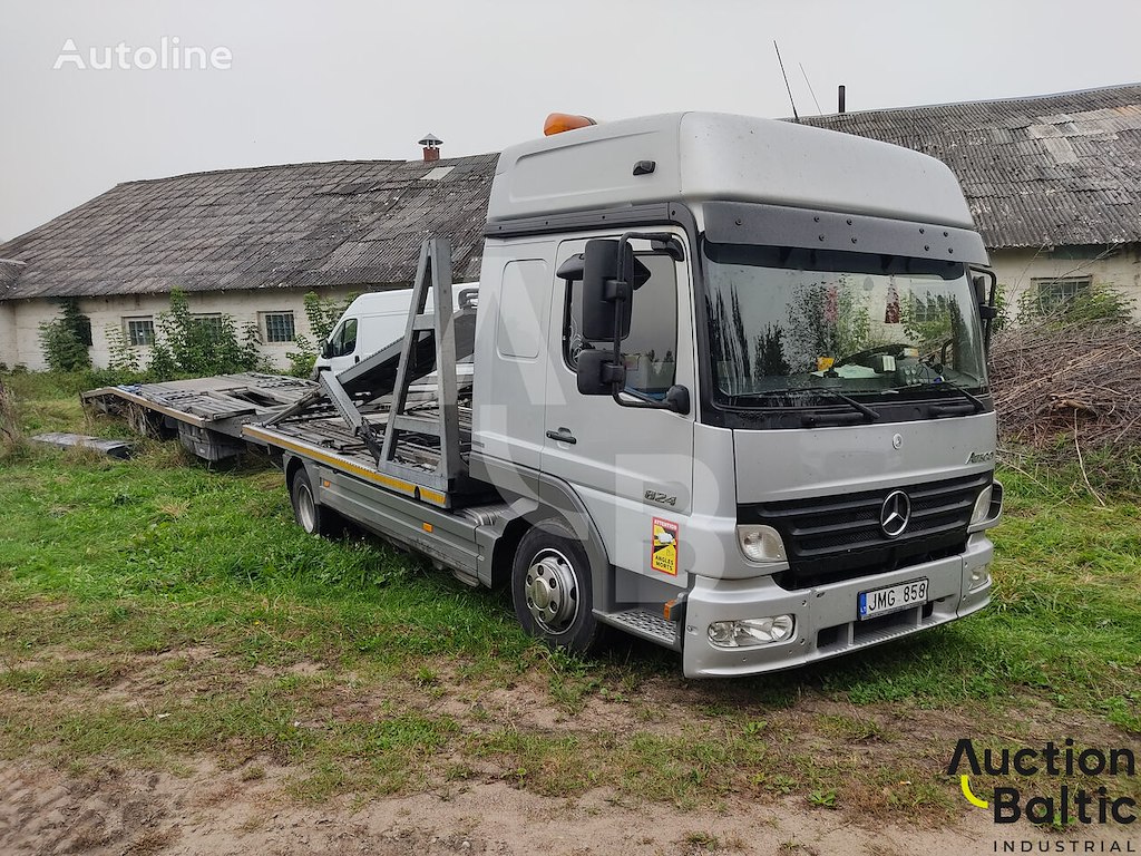 Prodaje se Mercedes-Benz Atego 824 autotransporter na aukciji + prikolica autotransportera