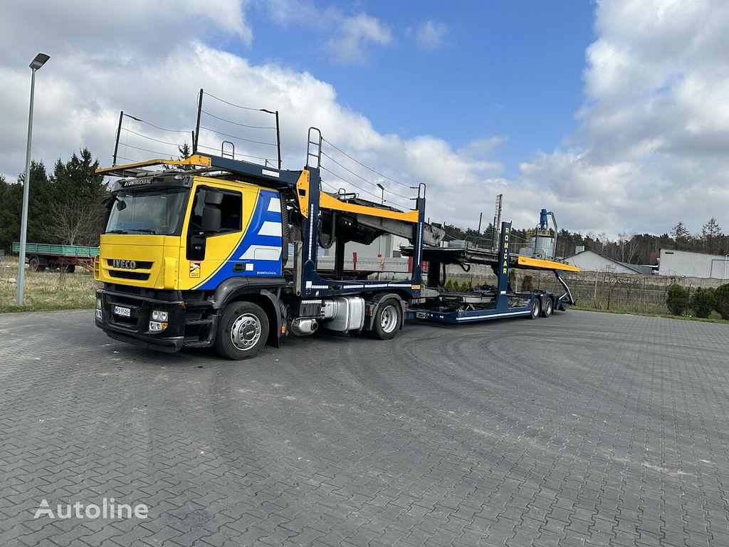 IVECO Stralis 420 autotransporter + prikolica autotransportera